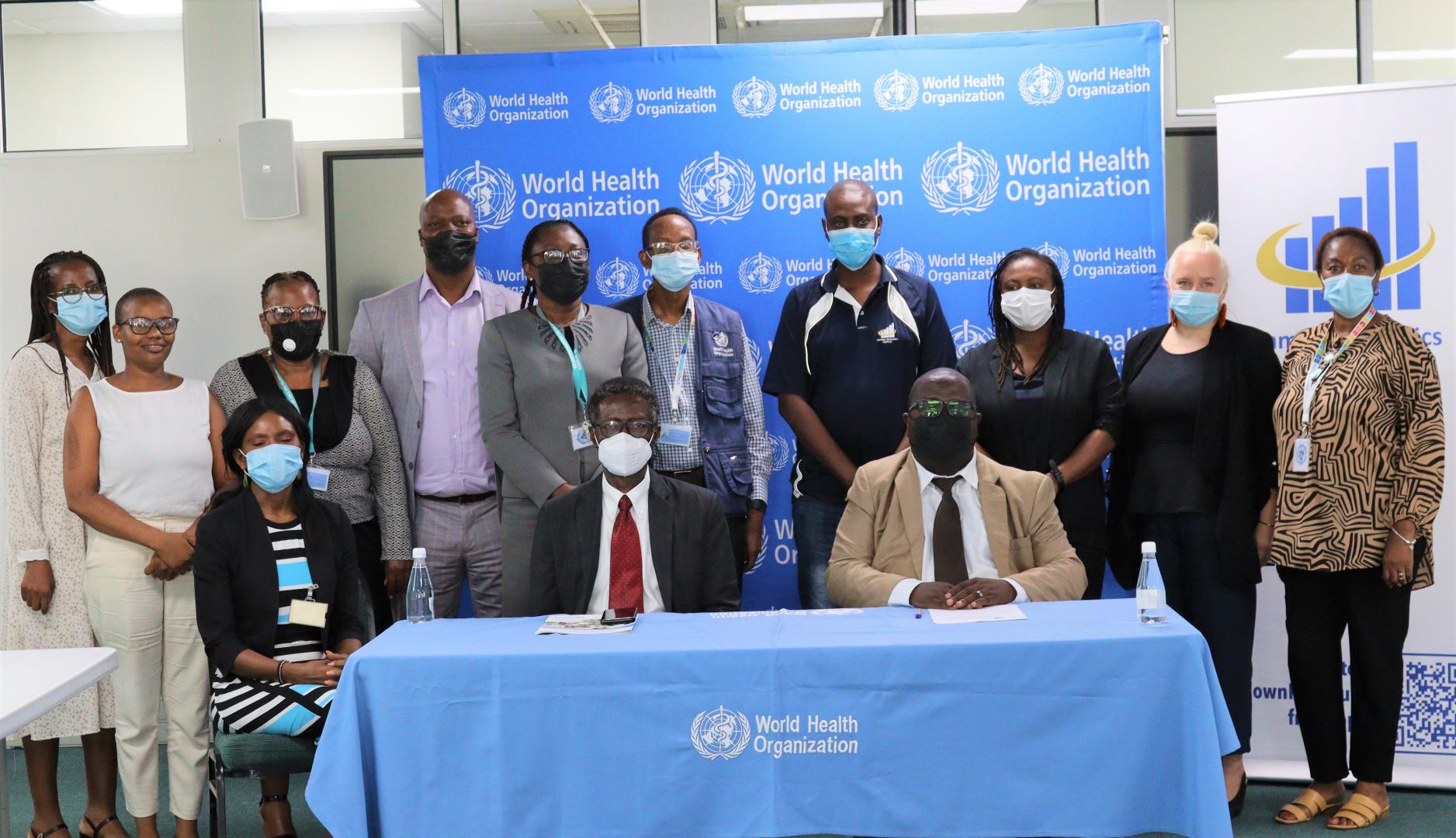 WHO donated laptops to the Namibia Statistics Agency to produce its ...