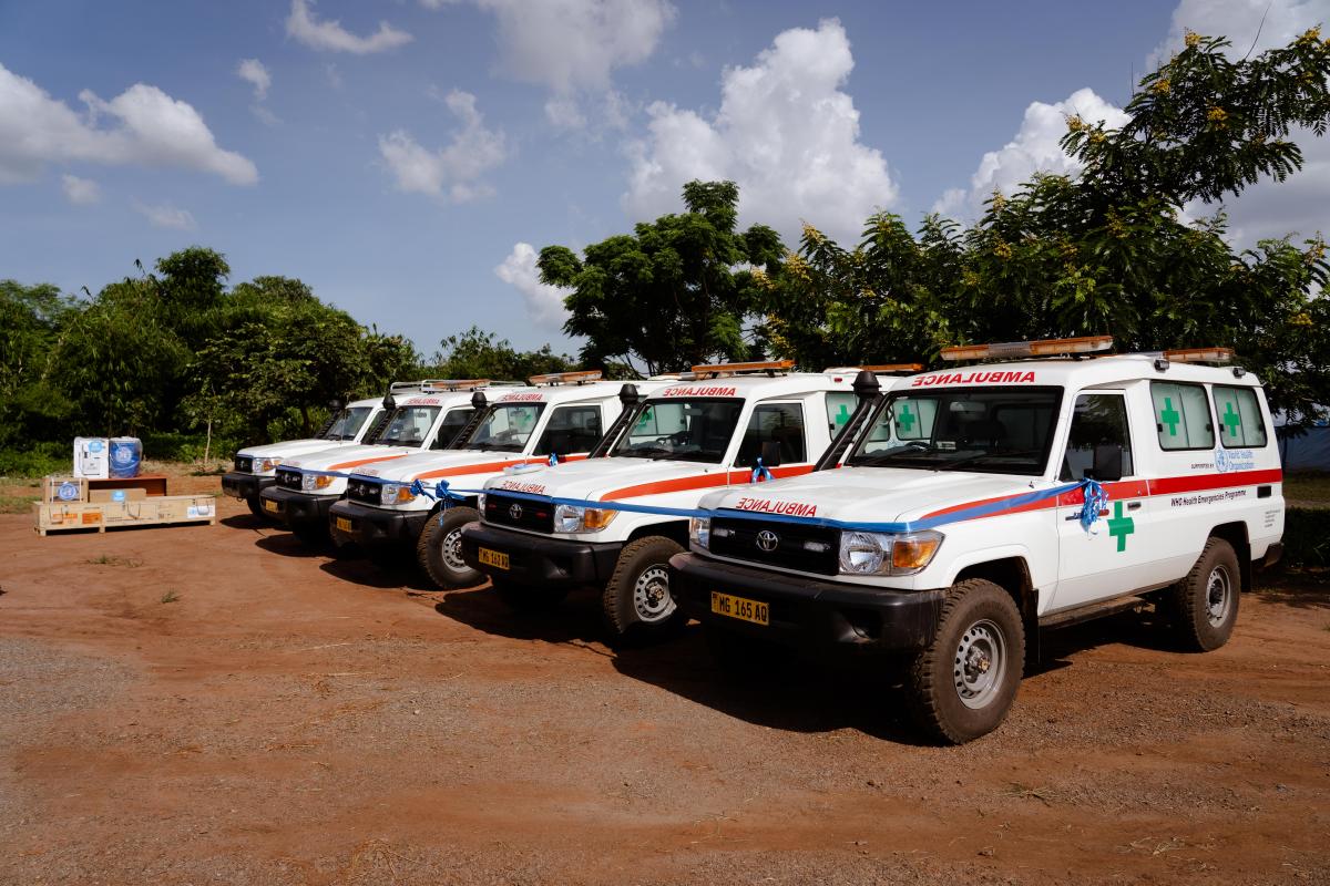 WHO donates ambulances and essential supplies to the Ministry of Health ...