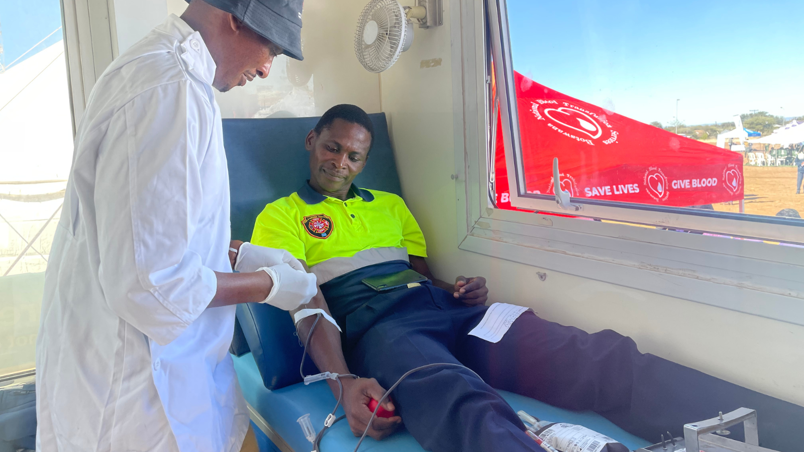 Give blood, give plasma, share life, share often in Botswana and ...