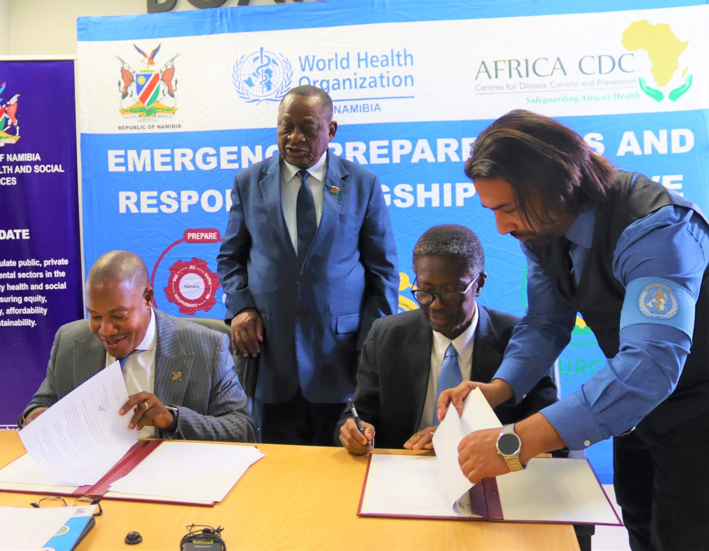 Namibia and WHO sign a Memorandum of Agreement (MOA) to boost emergency ...